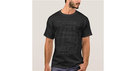 Vim Cheat Sheet T Shirt Zazzle