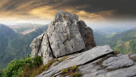 High Resolution Image Of A Large Heavy Rock With Detailed Texture
