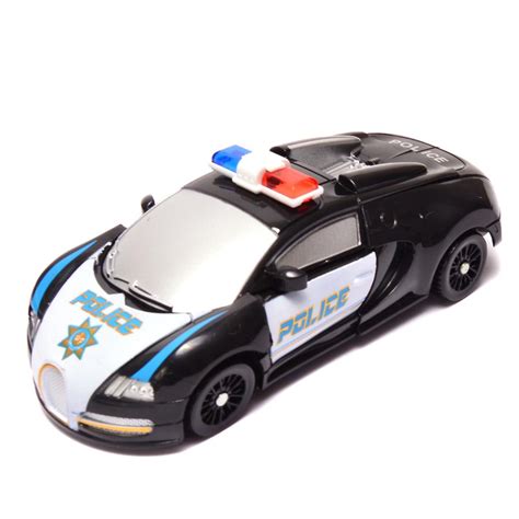 Супер робот трансформиращ се в полицейска кола занимателна и забавна играчка за деца подаръци