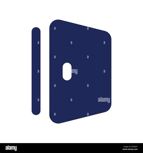 Door Black Glyph Ui Icon Stock Vector Image Art Alamy