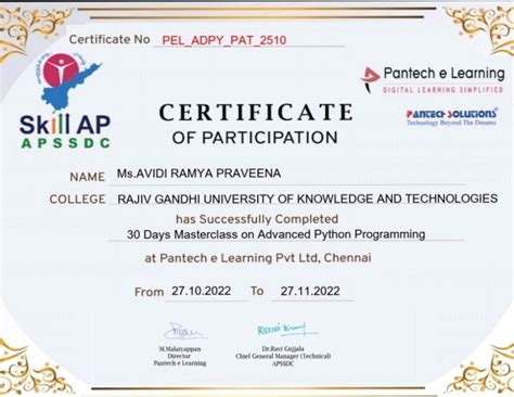 Pantechelearning Skillapssdc Pythonprogramming Avidi Ramya Praveena