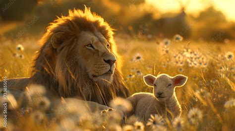 Jesus Christ Lamb Of Sacrifice Lion Of Triumph The Duality Of Jesus Lion And Lamb In The
