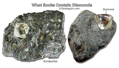 What Rocks Contain Diamonds Geology In
