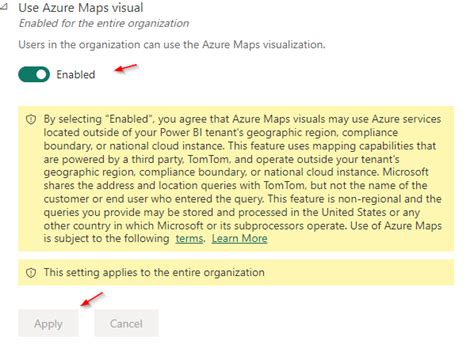 Solved Map And Filled Map Visuals Are Disabled Microsoft Fabric Community