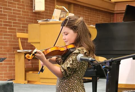 Columbus Violin Student Spotlight Hannah Kaplan Chambers Music Studio