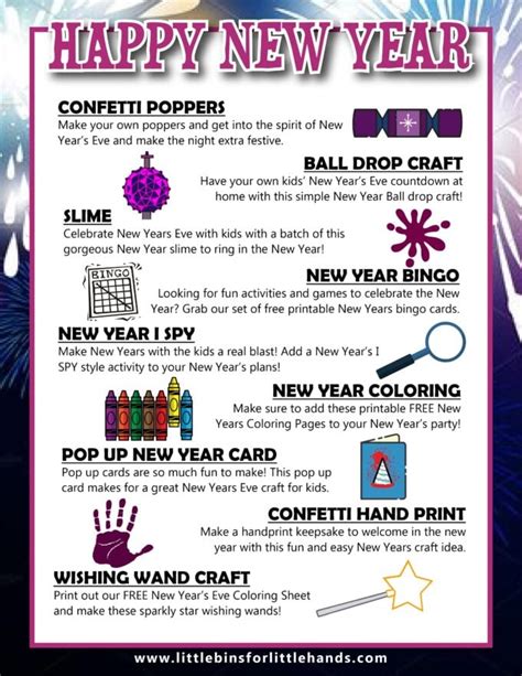 Fun New Year Activities