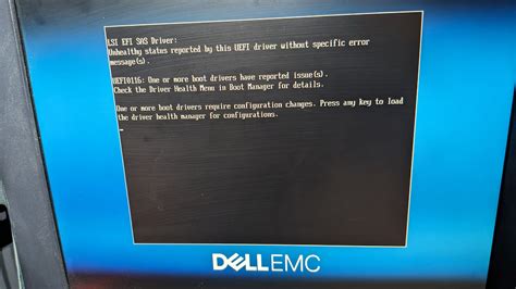 Drivers Dell Poweredge R Stuck In Boot Loop With Uefi Error Server Fault