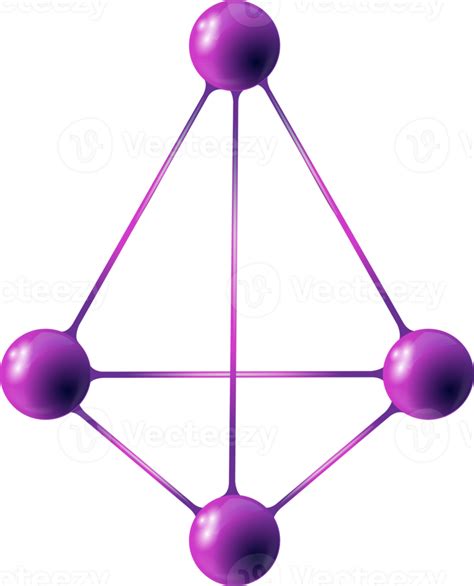 Molecule Structure Model Sign Molecules In Chemistry Science For