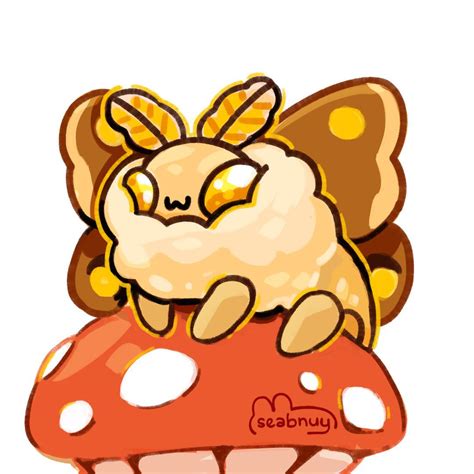 Fluffy Moth Loosely Based On Polyphemus Moth Rdigitalart