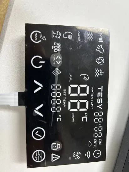 customized 7 segment led display mono white color panel meter