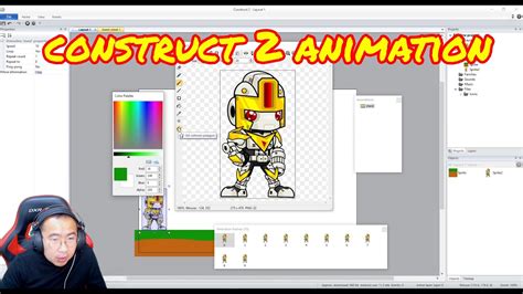 การใส่ Animation ในโปรแกรม Construct 2 Youtube