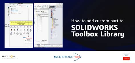 How To Add Custom Part To Solidworks Toolbox Library Beacon India
