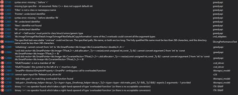 Cmake Errors Building Project In Visual Studio 2017 Stack Overflow