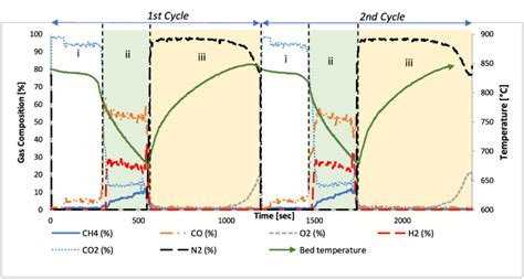The Transient Gas Composition And Temperature Profile Of Two