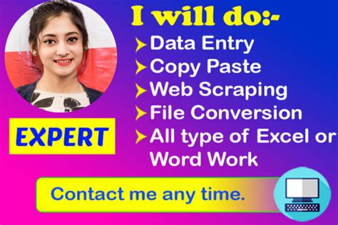 I Will Do Data Entry Copy Paste Web Research And Excel Data Entry For Freelancer Md Abdul