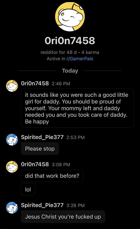 I Dont Know If The Mods Are Active On This Subreddit But This Person