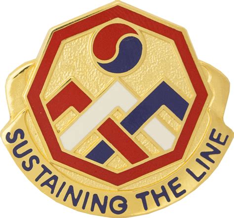 3rd Coscom Unit Crest Sustaining The Line
