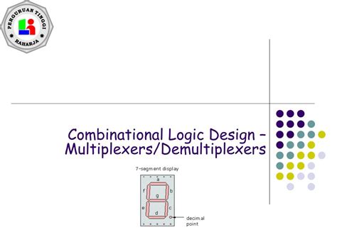 Ppt Combinational Logic Design Multiplexersdemultiplexers Powerpoint Presentation Id2912360