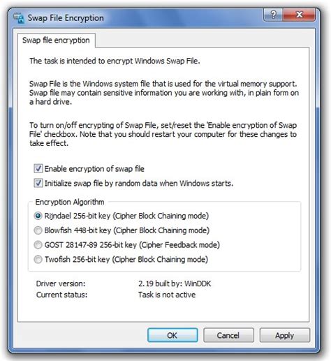 Swap File Encryption