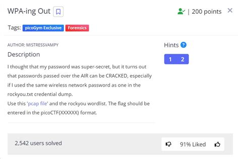Hammaz Ahmed On Linkedin Picoctf Wpa Ing Out