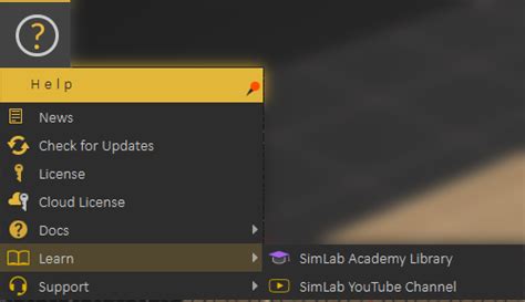 Help Menu Simlab Help Help Menu Simlab Help
