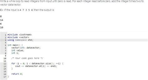 Solved Vrite A While Loop To Read Integers From Input Until