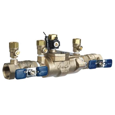 Febco 1 In Bronze Pressure Vacuum Breaker Backflow Preventer With Quarter Turn Shutoff And Tee
