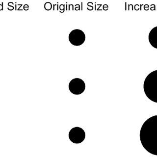 Circle Sizes Displayed In The Trials All Circles Started At The Download Scientific Diagram