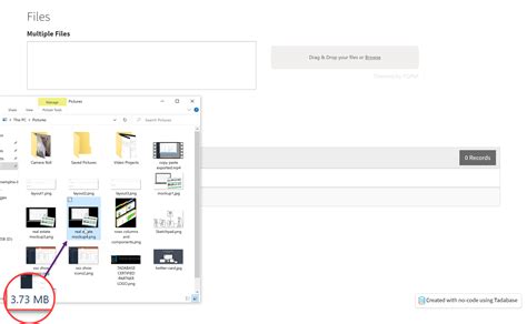 Drag And Drop Upload With Filepond App Development Tadabase Community