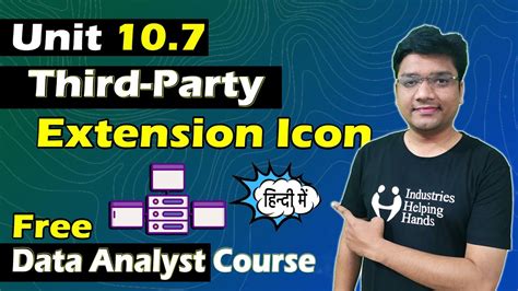 107 How To Use Third Party Extension Icon Data Analyst Lecture For