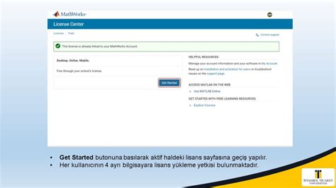 Matlab Kurulumu Bilgi Teknolojileri Daire Başkanlığı İstanbul