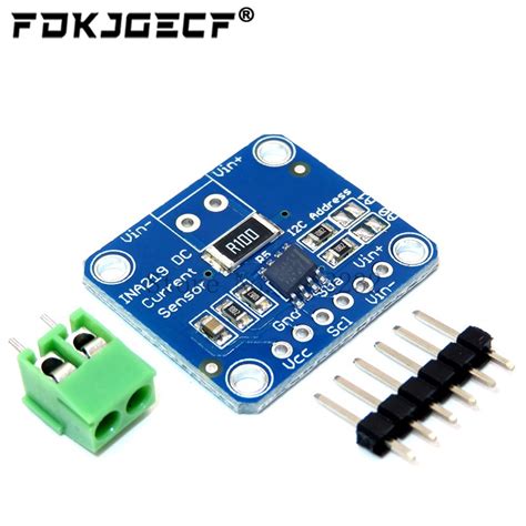 MCU INA I C Interfaces Zero Drift Bi Directional Current Power Monitoring Sensor Module