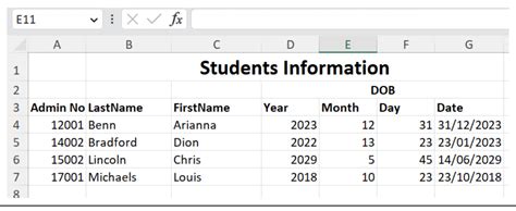Advanced Excel Functions