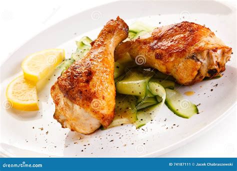 Pilon Rôti De Poulet Image Stock Image Du Viande Déjeuner 74187111
