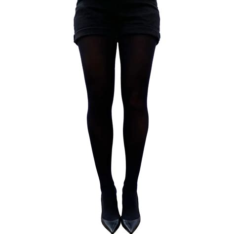 Black Opaque Tights 80d For Women Malka Chic