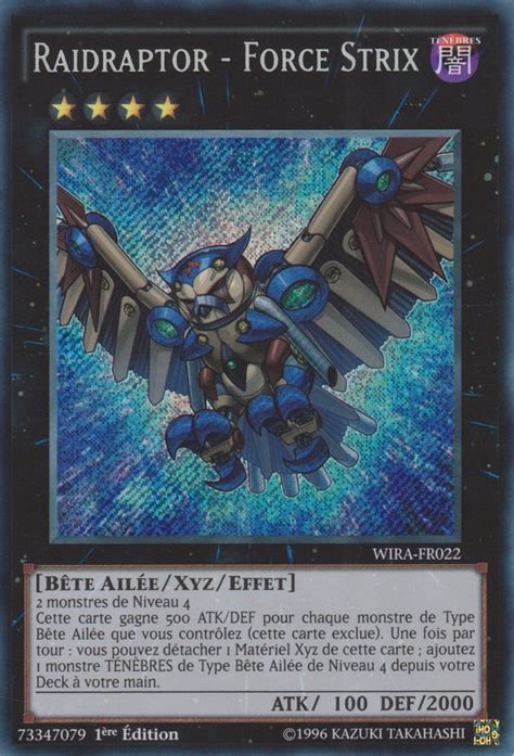 Wira Fr022 Raidraptor Force Strix Yu Gi Oh