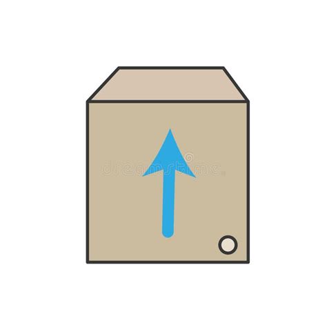 Package With Upward Arrow Vector Stock Illustration Illustration Of Tracking Send 379350484