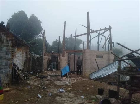 လားရှိုး စစ်ကောင်စီတပ် လက်နက်ကြီး ရမ်းသမ်းပစ်ခတ်မှုကြောင့် ပြည်သူနေအိမ် ၄ လုံး ထိခိုက်ပျက်စီး