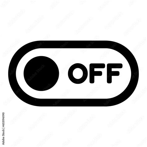 Button On Button Off Push The Button Move The Button Selector Switch Toggle Button On Off