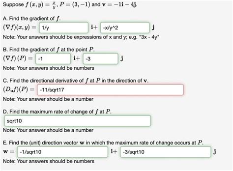 Solved Suppose F X Y Yx P 3 −1 And V −1i−4j A Find The