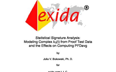 Statistical Signature Analysis Exida Asia Pacific