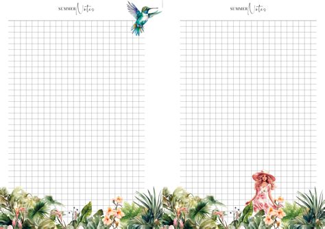 Summer Notes Background Graphic By BonaDesigns Creative Fabrica