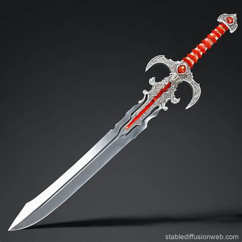 Red Hot Sprite Sword Stable Diffusion Online