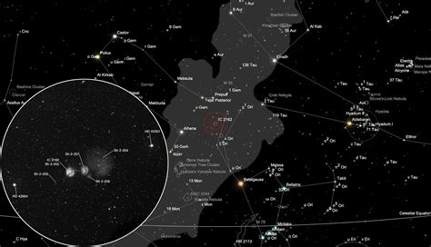 Galactic Nebula Ic 2162 Deep⋆sky Corner