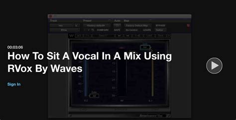 Waves Rvox Production Expert
