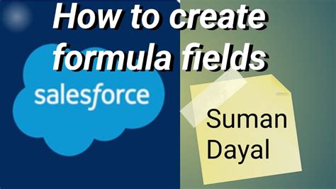 Create A Formula Fields In Salesforce 06 Youtube