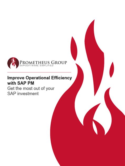 Improve Operational Efficiency With Sap Pm Pdf Enterprise Resource Planning Business