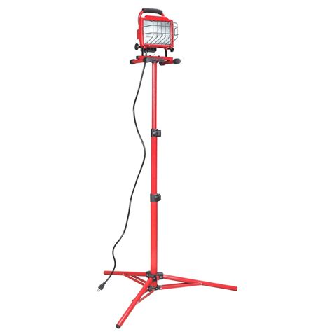 Utilitech Halogen Stand Work Light At Lowes Com