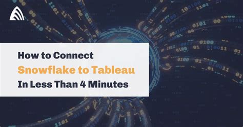 Tableau Snowflake Atrium