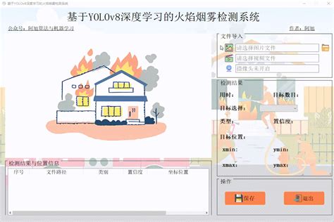 基于yolov8深度学习的火焰烟雾检测系统【python源码pyqt5界面数据集训练代码】目标检测、深度学习实战yolo 火焰识别